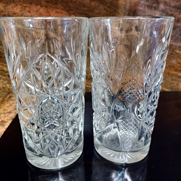 Libbey | Dining | Vintage Libbey Hobstar Set Of 2 Glasses | Poshmark